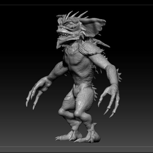 🎨 Mohawk Gremlin A Pose・ 3D File for ・Cults