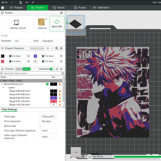 🏹 Hunter x Hunter Killua Zoldyck Frame/Painting/Picture/Cuadro with ...
