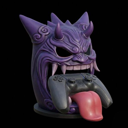 🎲 Somen Gengar Controller Stand・ 3D File for 3D printing・Cults