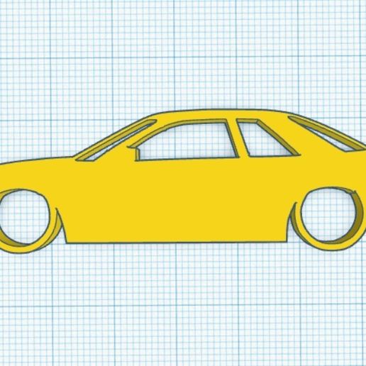 STL-Datei Nissan Skyline R32 GTR GT-R Silhouette Schlüsselanhänger 👤 ...