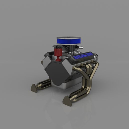 📁 Edelbrock V8 Engine 3D Model Ready to Print STL File・ STL File for 3D ...