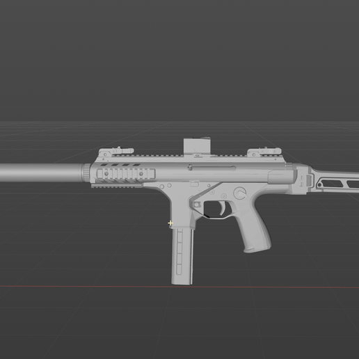 🤌 Italian Beretta PMX submachine gun 3D model material・ STL File for 3D ...