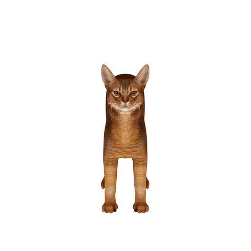 3D file Abyssinian Cat 🐱 ・3D printing model to download・Cults
