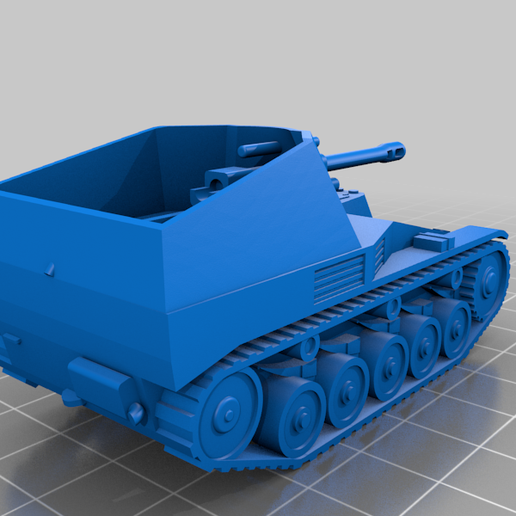 🎲 Wespe SPG・Free 3D File for ・Cults