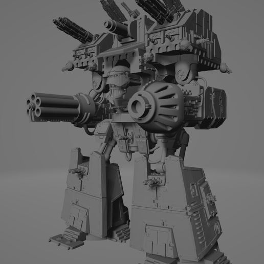 🤖 Titan Imperator LUCIUS Pattern・ 3D File for 3D printing・Cults