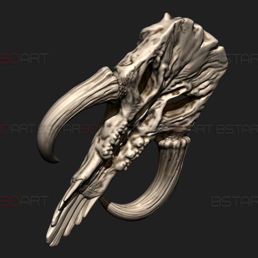 💀 Mythosaur Skull High Quality - Mandalorian Starwars Movie・ 3D File ...
