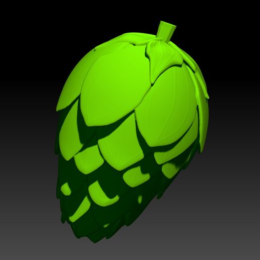 🍺 Beer Hop - Beer hops・ OBJ File for ・Cults