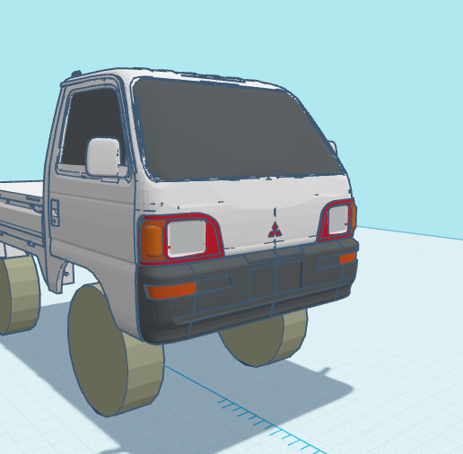 🚚 Axial Scx24 Mitsubishi MiniCab U42T・ STL File for 3D printing・Cults