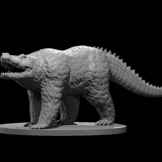 Archivo STL gratuito Crocobear 🐻 ・Objeto para descargar e imprimir en ...