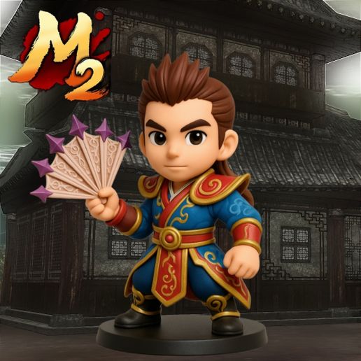 🥷 Metin2 Chibi Shaman・ STL File for 3D printing・Cults