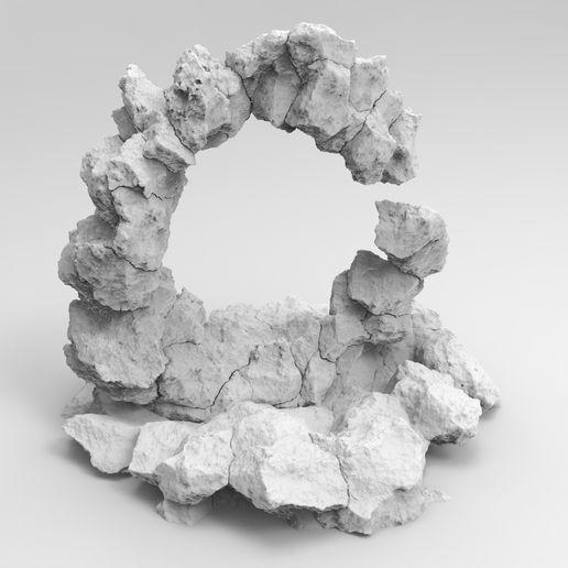 🪨 Rock Portals Pack・ 3D File for ・Cults