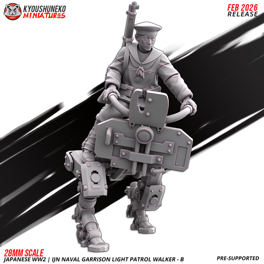 🇯🇵 IJN Naval Garrison Light patrol Walker - B | Guerra Rara Japonesa ...