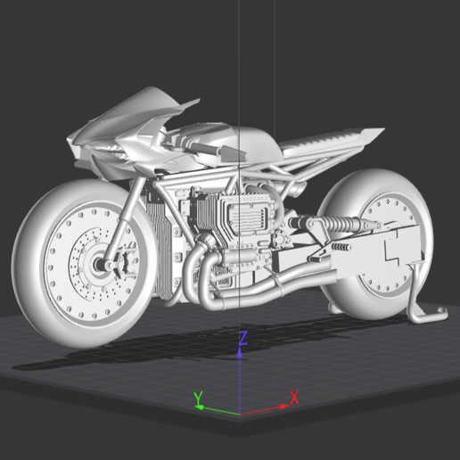 Archivo STL BATCYCLE SCALE MODEL 1/12 MOTORCYCLE 🏍️ ・Objeto de ...