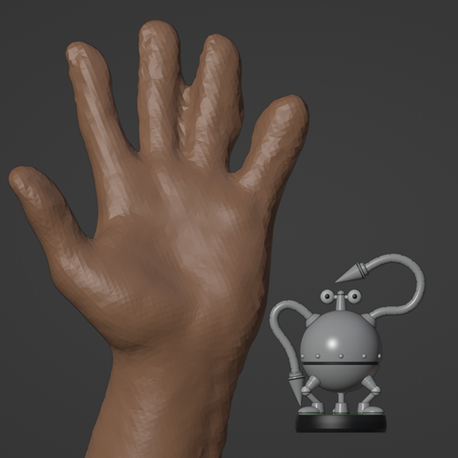 3D file EarthBound Inspired Atomic Power Robot 3D STL Model Print File ...