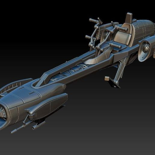 🪖 BARC Speeder for 6 inch scale model kit STL 3D print model・ STL File ...