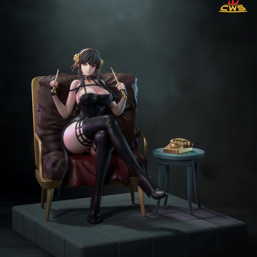 👾 Yor Forger 3D Pringting・ 3D File for 3D printing・Cults