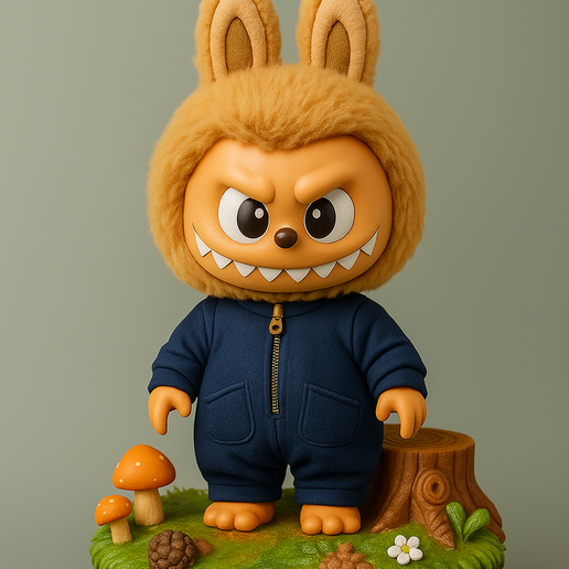 👯 Labubu – 3D Printable Figure・ STL File for 3D printing・Cults