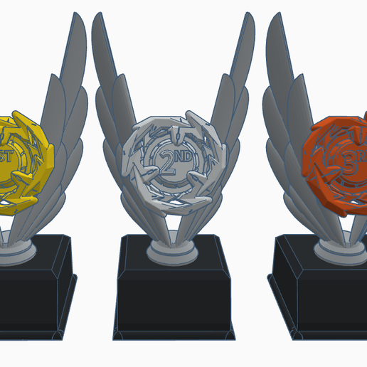🏆 BEYBLADE X Trophys・Free STL File for 3D printing・Cults