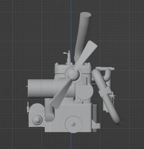 🚁 747 cc straight-4 austin 7 engine・ STL File for 3D printing・Cults