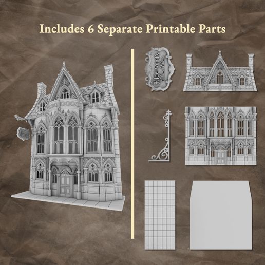 🪄 Victorian Magic Shop – 3D Printable Book Nook (STL File)・ STL File ...