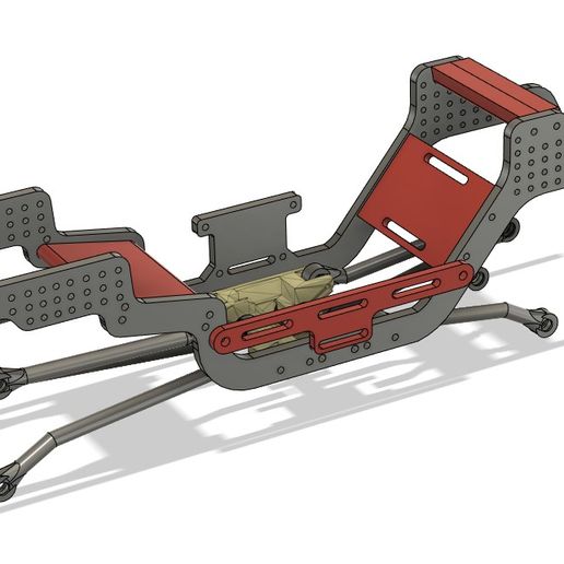 👽 PUMA Chassis - SCX24 LCG Kit・ STL File for ・Cults