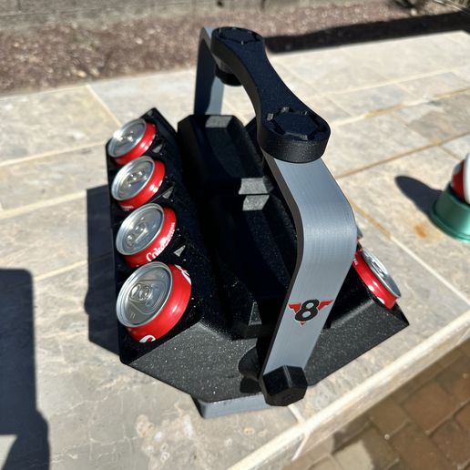 🥫 The Original V8 Can Cooler Motor or Engine Ice Chest・ 3D File for ・Cults