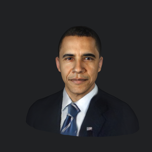 👤 Barack Obama-bust/head/face ready for 3d printing・ 3D File for ・Cults