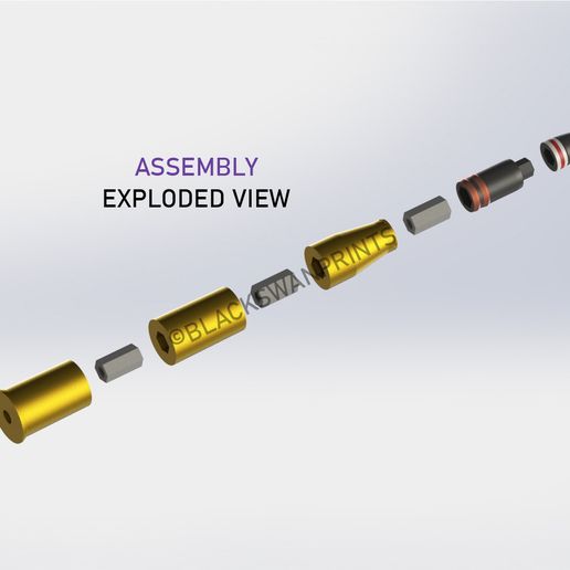 🪖 WW2 British 17-pdr Firefly Tank Cannon Shell・ 3D File for 3D printing ...