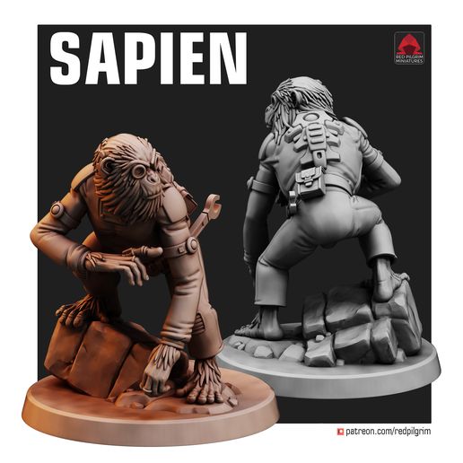 🎲 Sapien・ 3D File for 3D printing・Cults