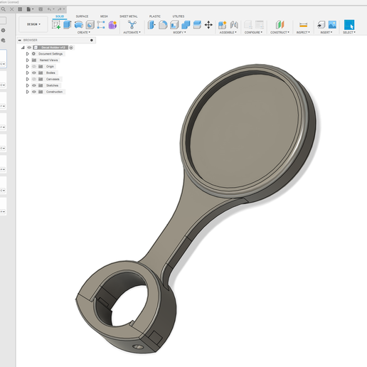🍺 Beer Tap Decal Holder Tall・ STL File for 3D printing・Cults