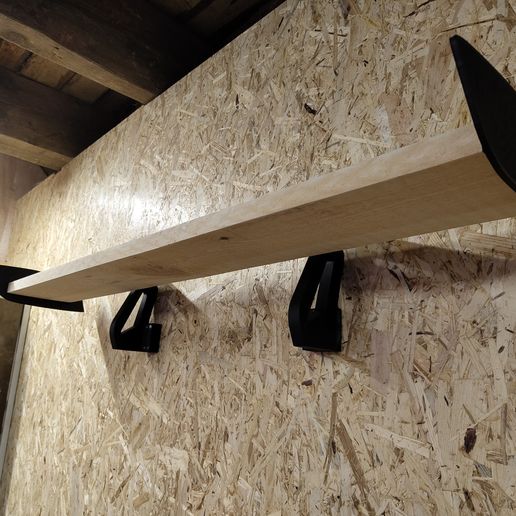 🪶 Gooseneck rear wing spoiler shelf・ 3MF File for 3D printing・Cults