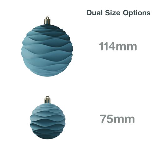 STL file ChristmasJoy: Festive Sphere Ornament Wavy Digital Download in ...