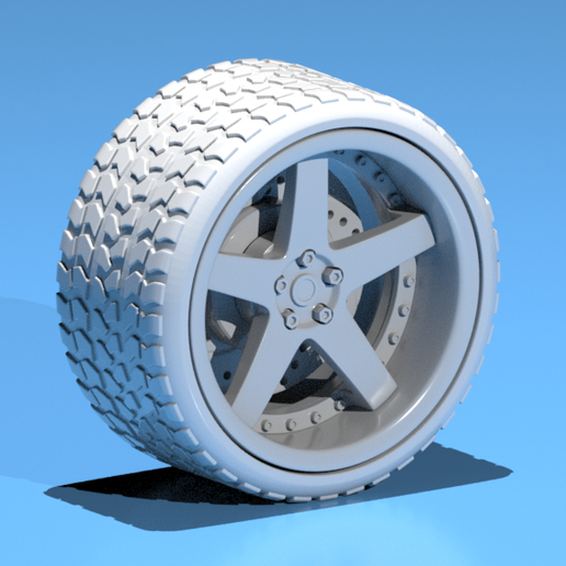 🛞 Veilside Andrew Evolution V Style Wheel・Free STL File for 3D printing ...