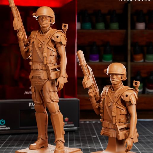 👾 Corporal Hicks・ 3D File for 3D printing・Cults