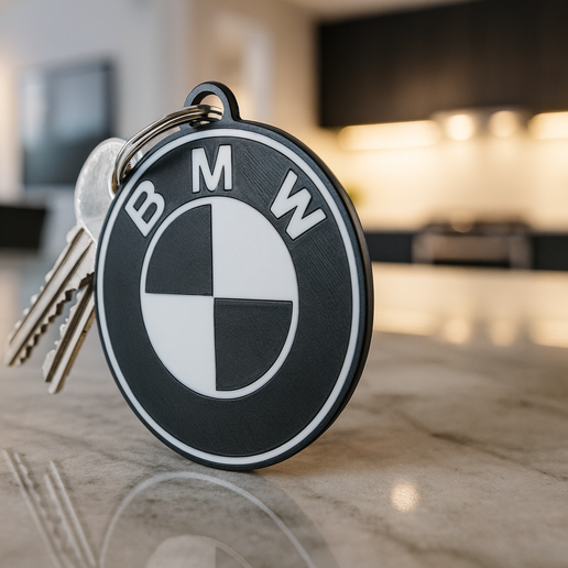 🗝️ BMW keychain・ 3MF File for 3D printing・Cults