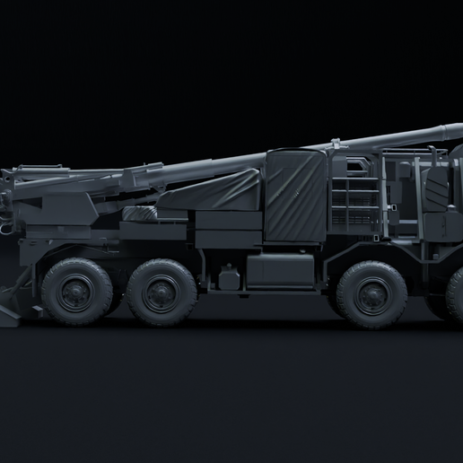 👨 Japanese Type 19 SPG on MAN Chassis 1:35・ 3D File for 3D printing・Cults
