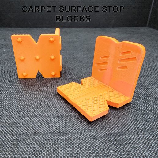 3D file Carpet Surface Stop Blocks 🛑 ・3D printing template to download ...