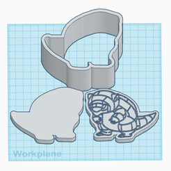 3D file Pokemon: Galarian Meowth 3 Piece Bath Bomb Mold・3D printing design to download・Cults