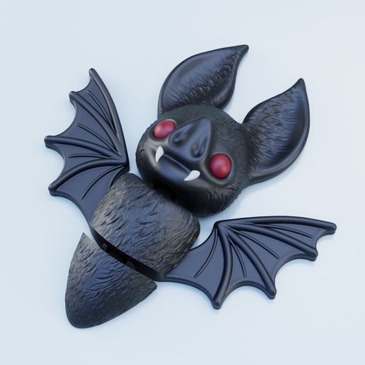 🦇 Flexi Bat・ 3MF File for 3D printing・Cults