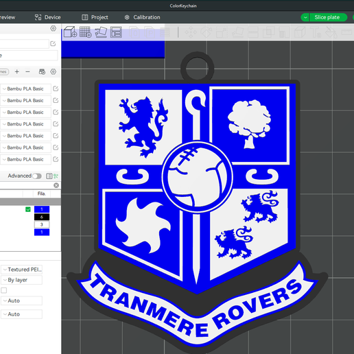 🗝️ EFL League Two Tranmere Rovers Keychain Shield color printable and ...