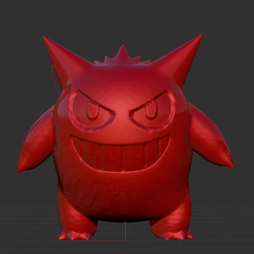 🐉 GANGER POKEMON・ OBJ File for 3D printing・Cults