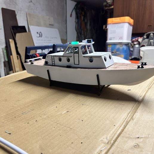 3D print Sumava - small RC boat 1:50 • made with QIDI X-Plus3・Cults