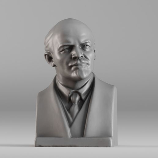 👤 001600 Bust of Lenin – Historical Soviet Figure・ 3D File for 3D ...