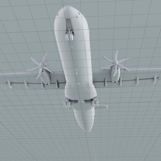 ️ ATR 72 72-500 Aircraft commercial AEROPLANE・ STL File for 3D printing ...