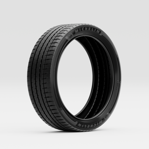 🧑‍ ️ Michelin Pilot Sport 4S Tire 3D Model・ 3D File for 3D printing・Cults