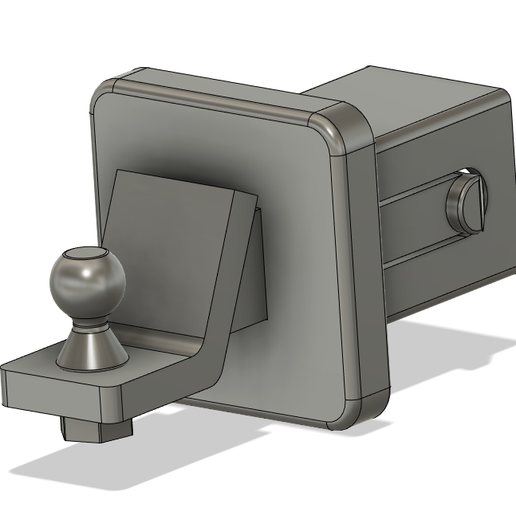 🛞 Mini Hitch, hitch cover for 2 inch receiver・ STL File for 3D printing ...