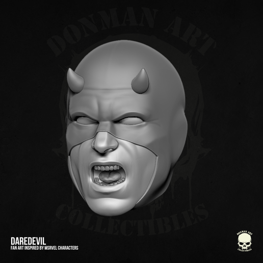 🎨 Daredevil Marvel Fan Art STL Files For Action Figures・ STL File for ...