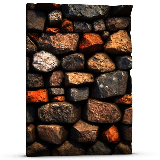 3D file Stone Wall 045 🏰 ・3D printing design to download・Cults