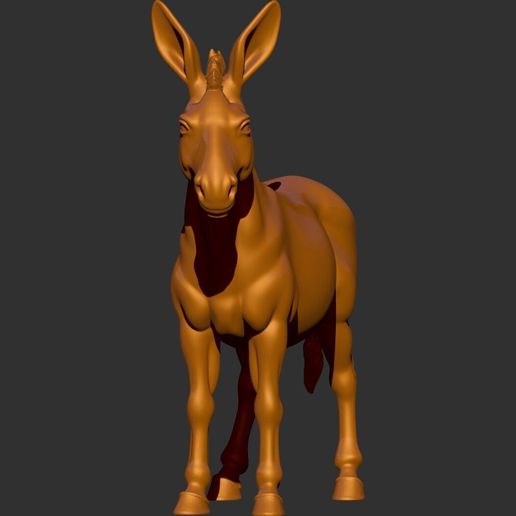 🆓 stylized donkey 3d printable model Free 3D print model・Archivo 3D ...