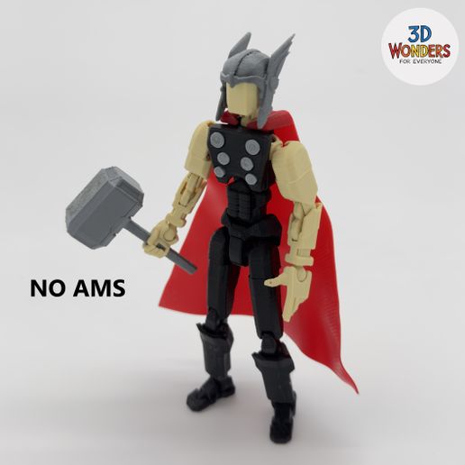 🦸 T13 Thor Action Figure - Dummy 13 - From Marvel・ STL File for 3D ...